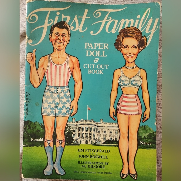 Dell | Other | First Family Paper Doll Cutout Book | Poshmark